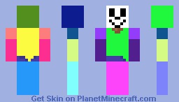 Steve Of Many Colors Minecraft Skin
