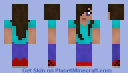 Stevet (Female Steve) Minecraft Skin