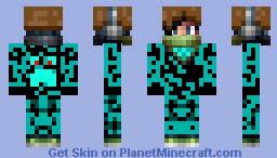 Wandering Neon Steve Minecraft Skin
