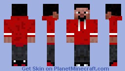 Steve with red Sweater! Minecraft Skin