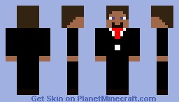 Steve with a suit! Minecraft Skin