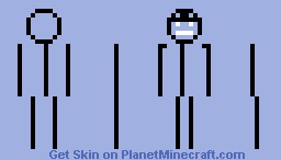 STICK MAN 2 Minecraft Skin