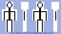 The Stickman Minecraft Skin