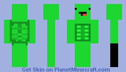 Derp face The Turtle (updated) Minecraft Skin