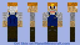 Stranded Miner - Better in 3D Minecraft Skin
