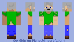 Stranded old man Minecraft Skin
