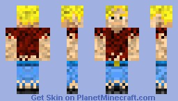 Stranded man Minecraft Skin