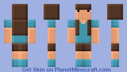 Pixel Girl Minecraft Skin