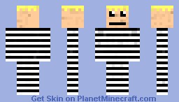 Striped Pyjamas Minecraft Skin