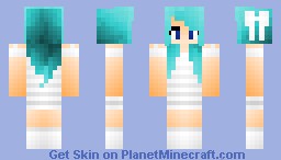 Striped Dress Minecraft Skin