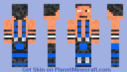 Mortal Kombat 3 - Classic Sub-zero Minecraft Skin