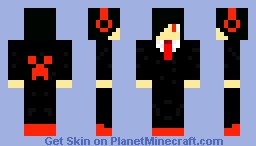 Techno teen blue Minecraft Skin