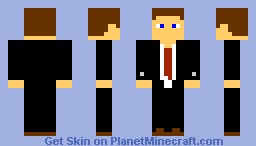 Suit Man Minecraft Skin