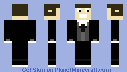 Man In A Suit. Minecraft Skin