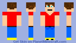Summer Boy Minecraft Skin