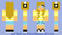 Summer Girl Minecraft Skin