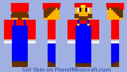 Super Mario Minecraft Skin