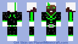 The Emerald Hero Minecraft Skin