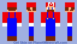 Super Mario Minecraft Skin