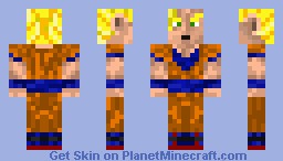 Gohan Super Saiyan Minecraft Skin