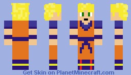 Son Goku Super Saiyan Minecraft Skin