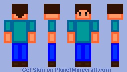 Simple Steve Minecraft Skin