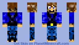 Blue Dude Minecraft Skin