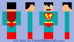 Superman Minecraft Skin