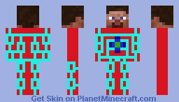 Steve robot Minecraft Skin