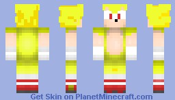 Sonic (Super) Minecraft Skin