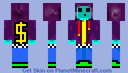 Slime with Swag Minecraft Skin