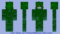 Swamp Monster Minecraft Skin