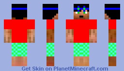 Swimmer dude Minecraft Skin