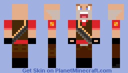 TF2 RED Heavy Minecraft Skin