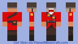 TF2 RED Soldier Minecraft Skin