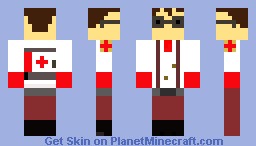 Red medic (TF2) Minecraft Skin