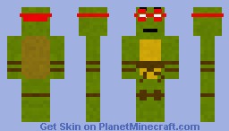 Raphael (tmnt) Minecraft Skin