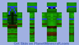 Leonardo TMNT (GIVE FEEDBACK) Minecraft Skin