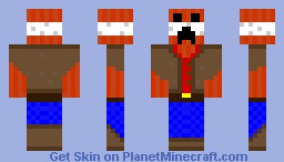 TNT cowboy Minecraft Skin