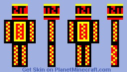 TNT MAN Minecraft Skin