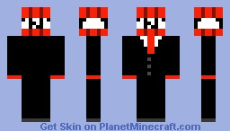 TNT in a suit Minecraft Skin