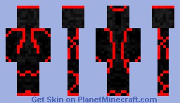 TRON LEGACY - RED Minecraft Skin