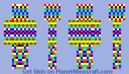 random colors Minecraft Skin