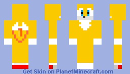 Mile's "Tails" Prower Minecraft Skin