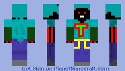 Teal Minecraft Skin