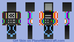 Techno (for contest) Minecraft Skin