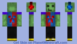 Cold Fire DJ Slime (funkyfrog's Skin Contest) Minecraft Skin