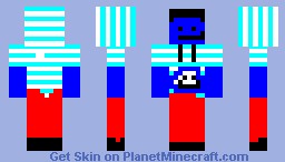 Teenage Blueberry Minecraft Skin