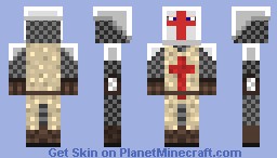 Templar knight Minecraft Skin