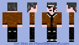 Terminator Leather and Grey Minecraft Skin